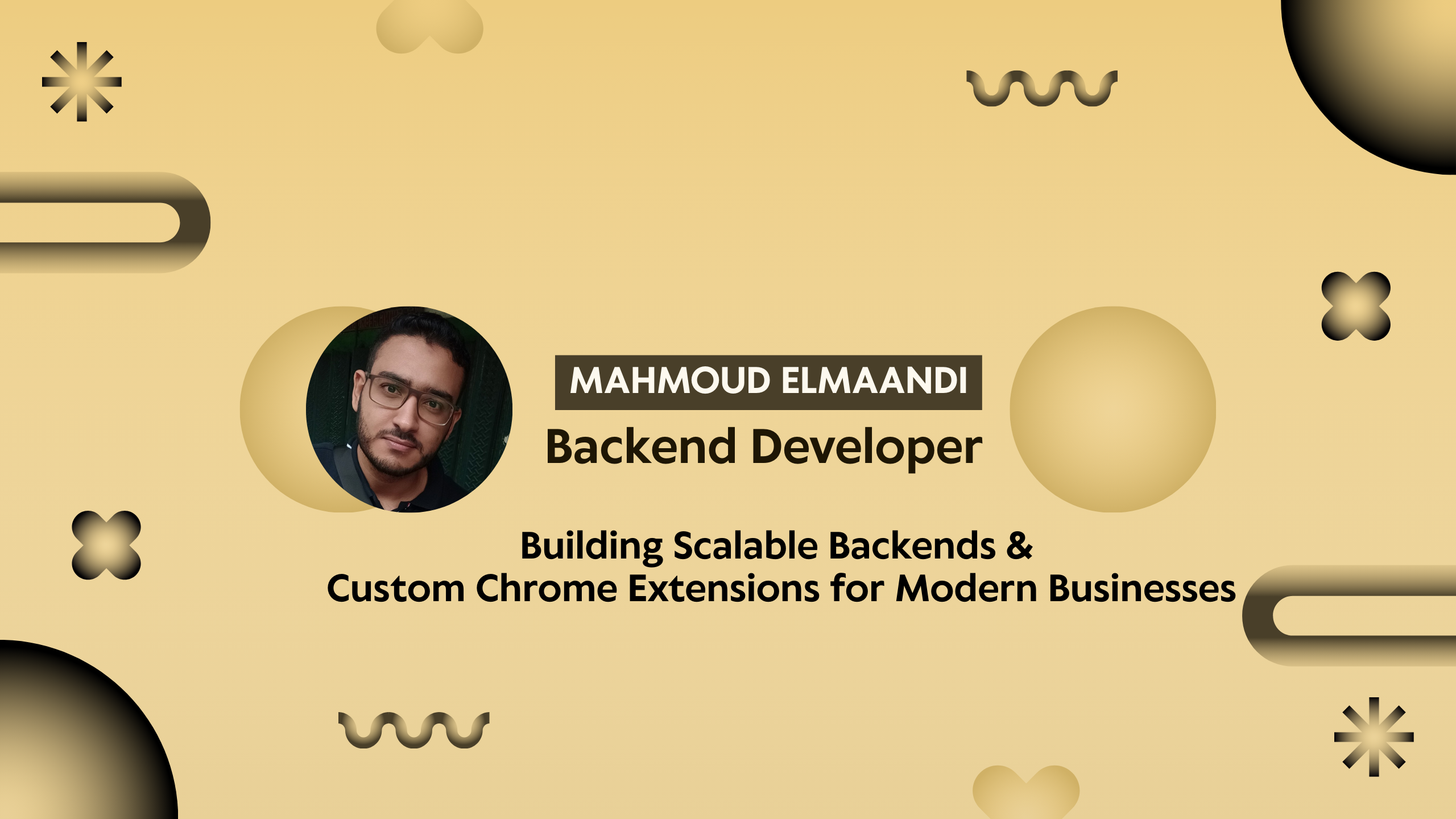 Mahmoud Elmaandi - Backend Developer | Backend Systems & Chrome Extensions